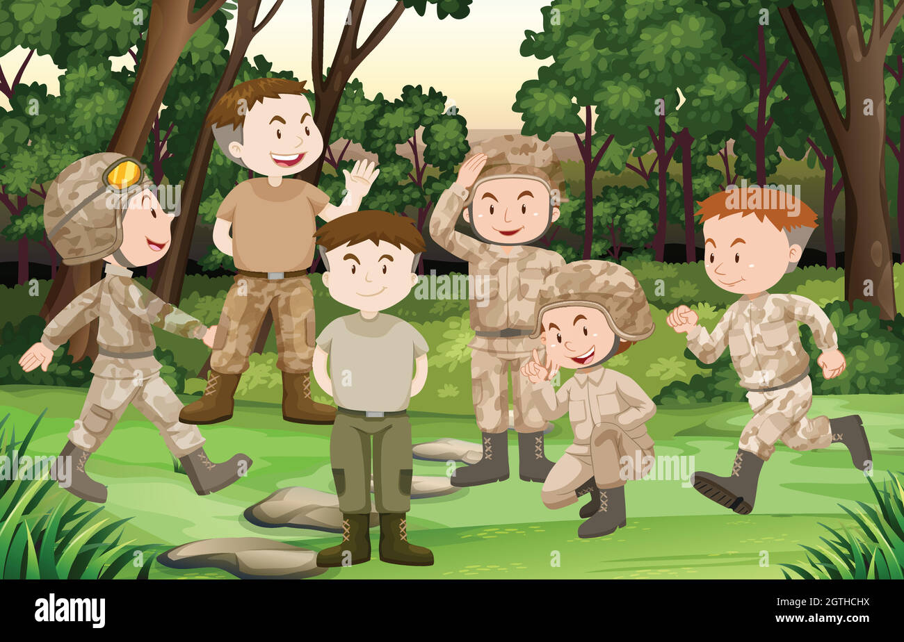 Group people training in Stock Vector Images - Alamy