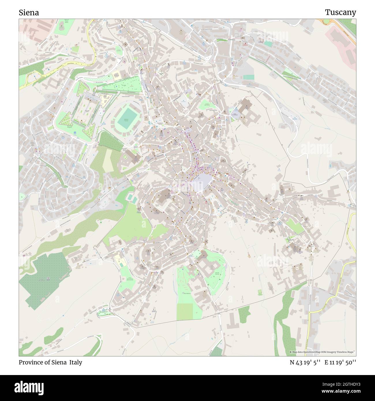 Siena, Province of Siena, Italy, Tuscany, N 43 19' 5'', E 11 19' 50 ...