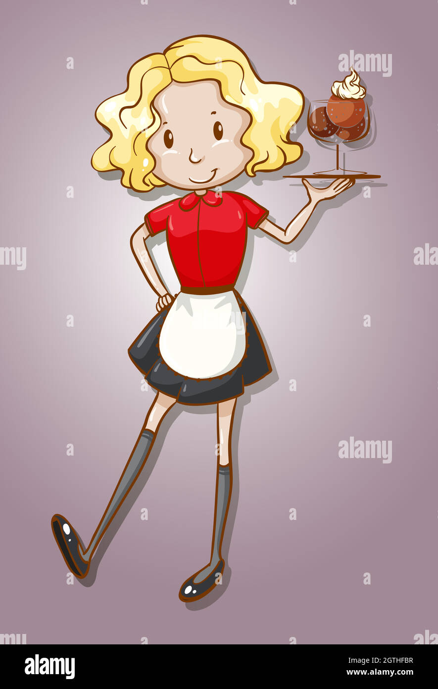 Ice cream clipart cute hi-res stock photography and images - Alamy