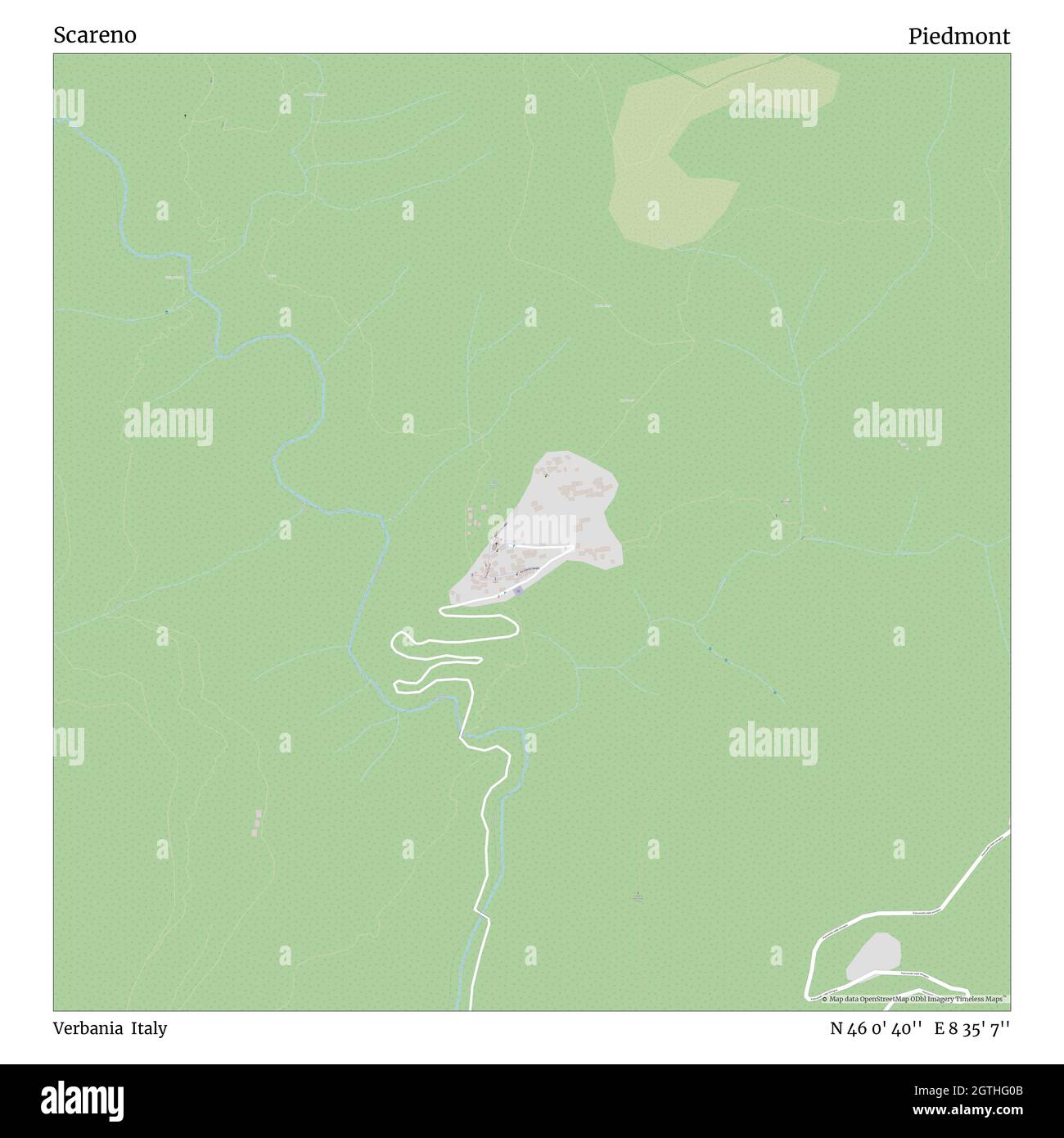 Scareno, Verbania, Italy, Piedmont, N 46 0' 40'', E 8 35' 7'', map ...
