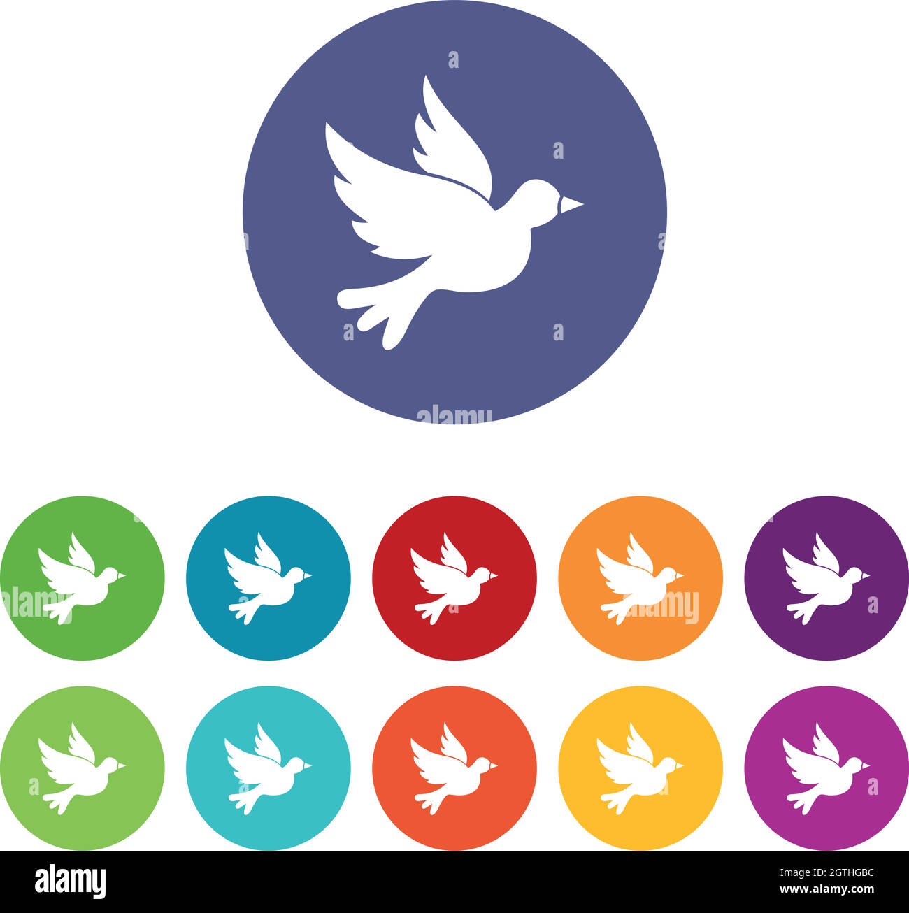 Dove of peace and cross Stock Vector Images - Alamy