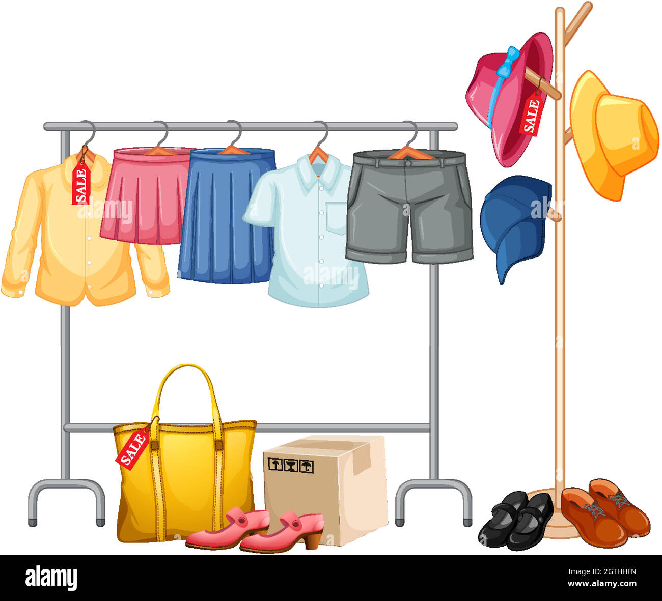 Clothing shop display Cut Out Stock Images & Pictures - Alamy