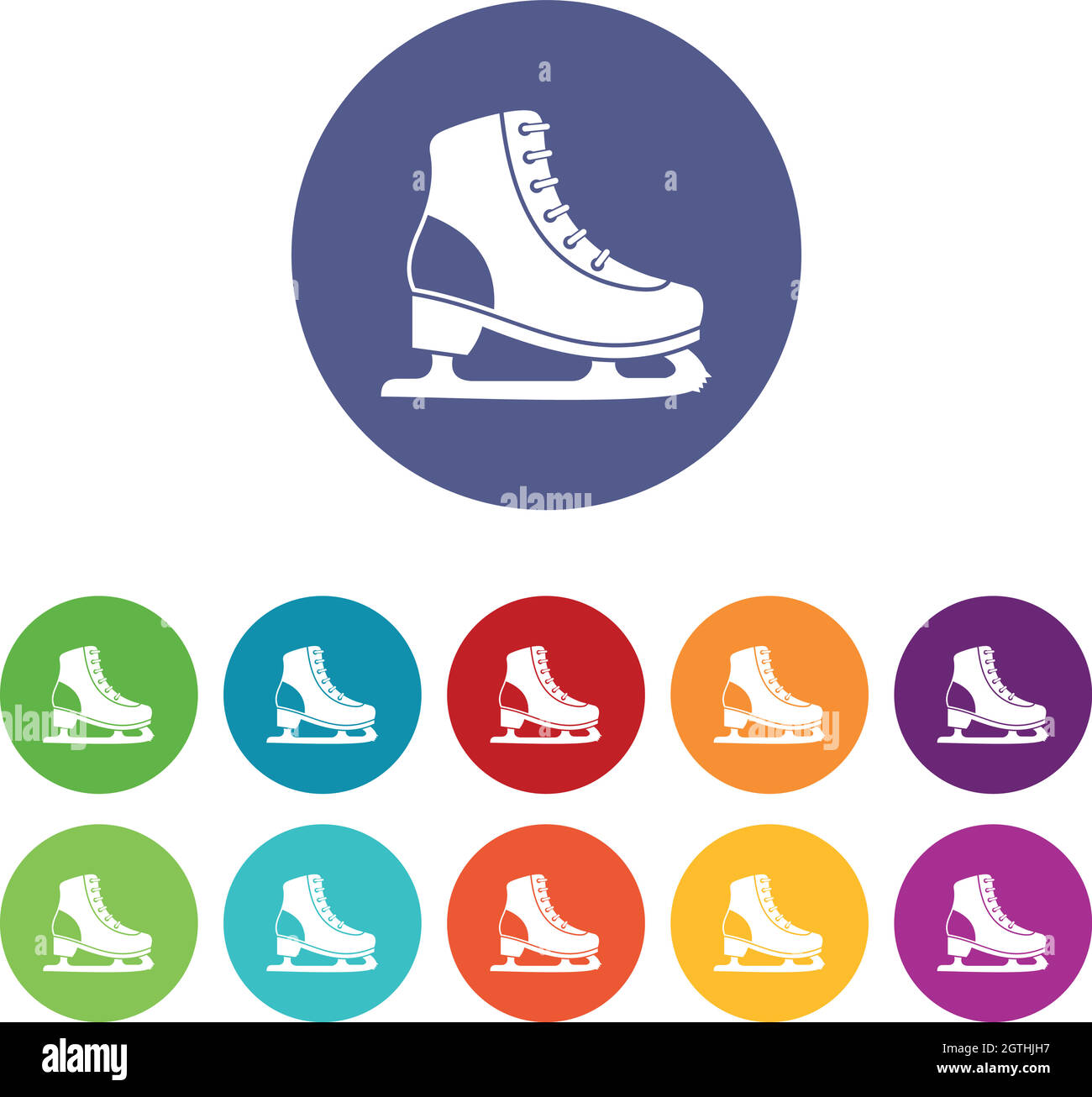 Ice skate Stock Vector Images - Alamy