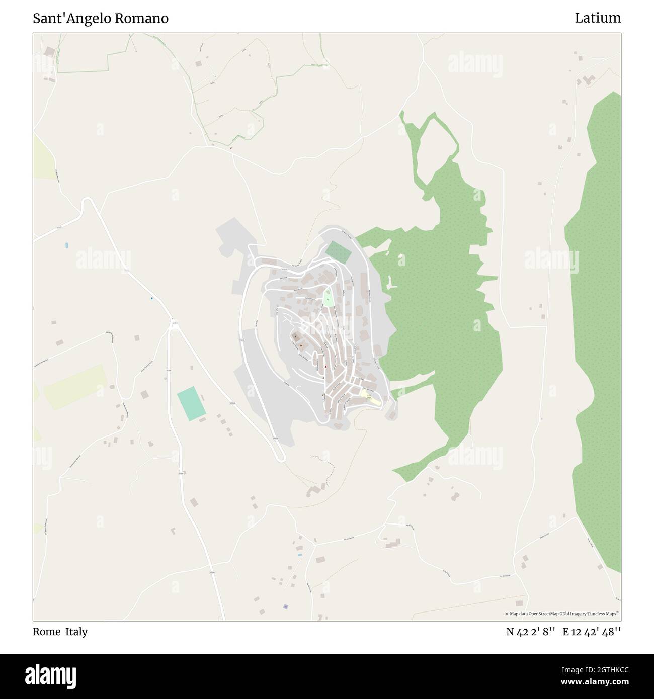 Sant'Angelo Romano, Rome, Italy, Latium, N 42 2' 8'', E 12 42' 48 ...