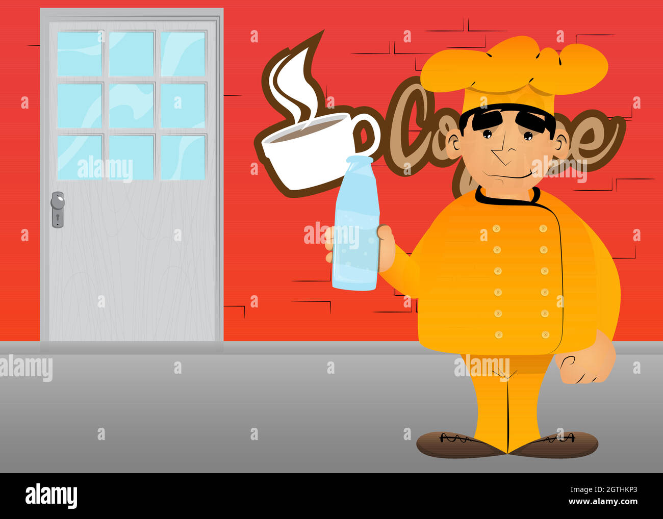 Celebrate with a glass Stock Vector Images - Alamy