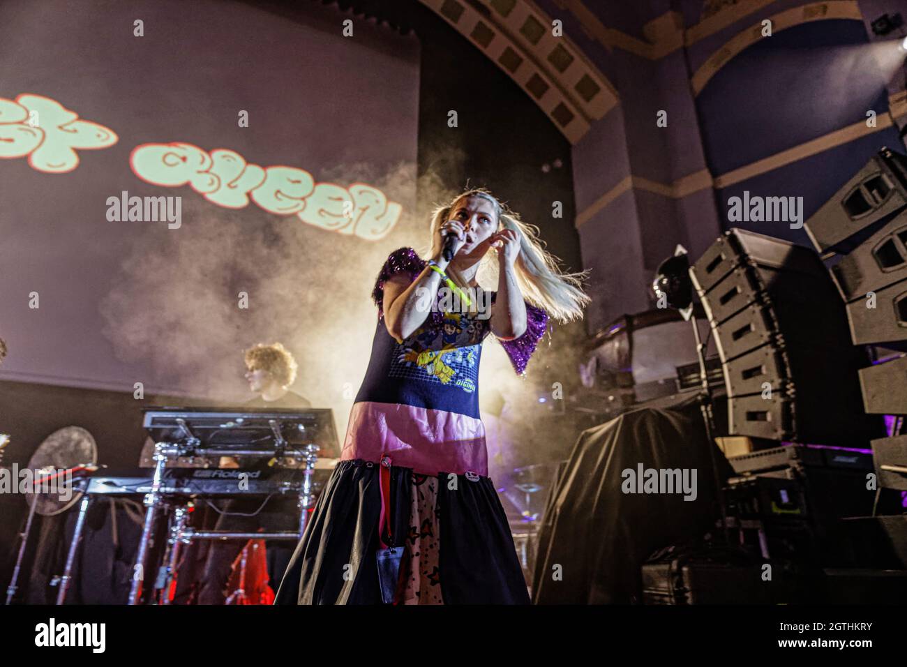 October 1, 2021: Alt pop star Bella Latham aka Baby Queen performs at ...