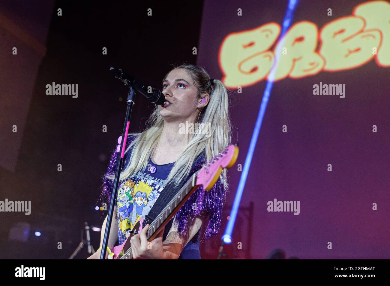 October 1, 2021: Alt pop star Bella Latham aka Baby Queen performs at ...
