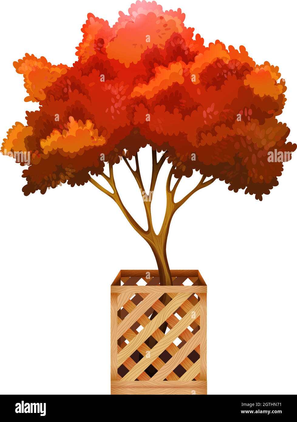 A red plant Stock Vector Images - Alamy