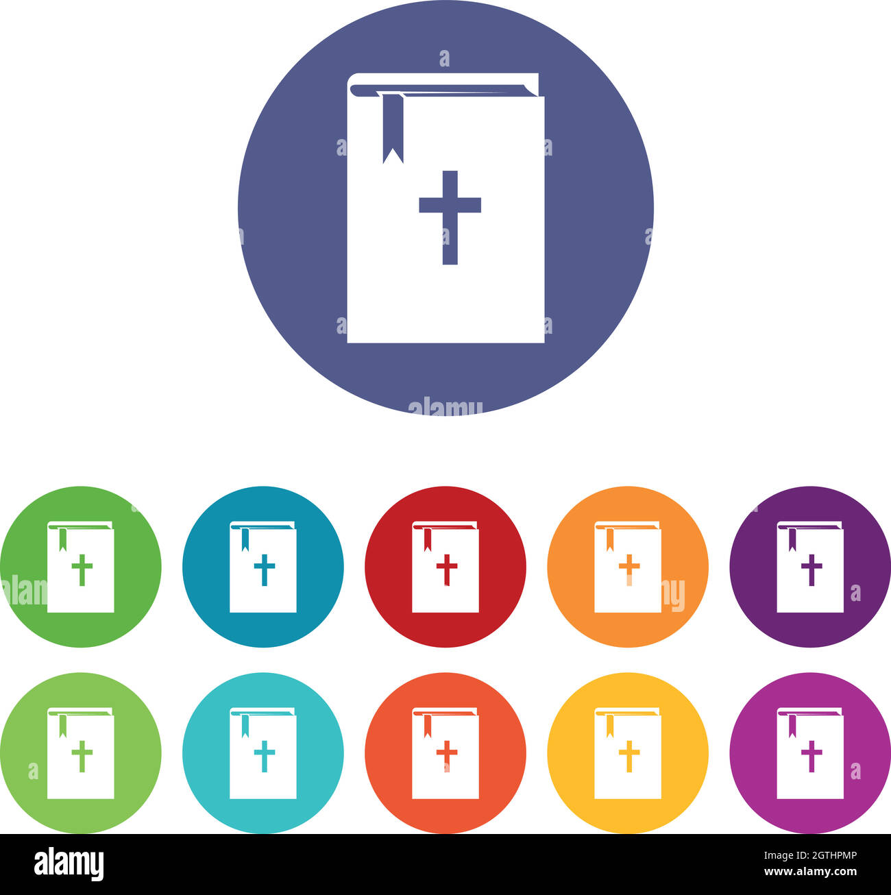 Bible set icons Stock Vector Image & Art - Alamy