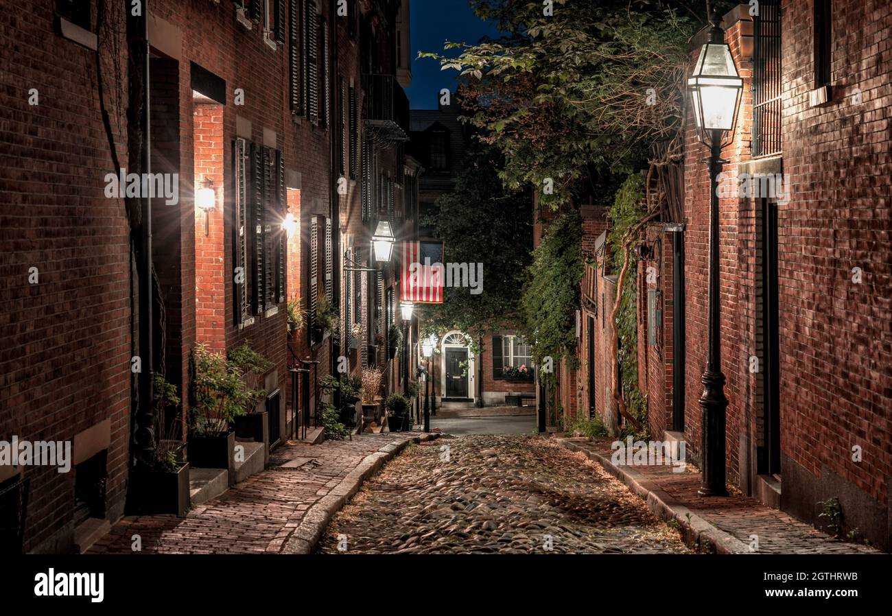 Boston neighbourhood hi-res stock photography and images - Alamy