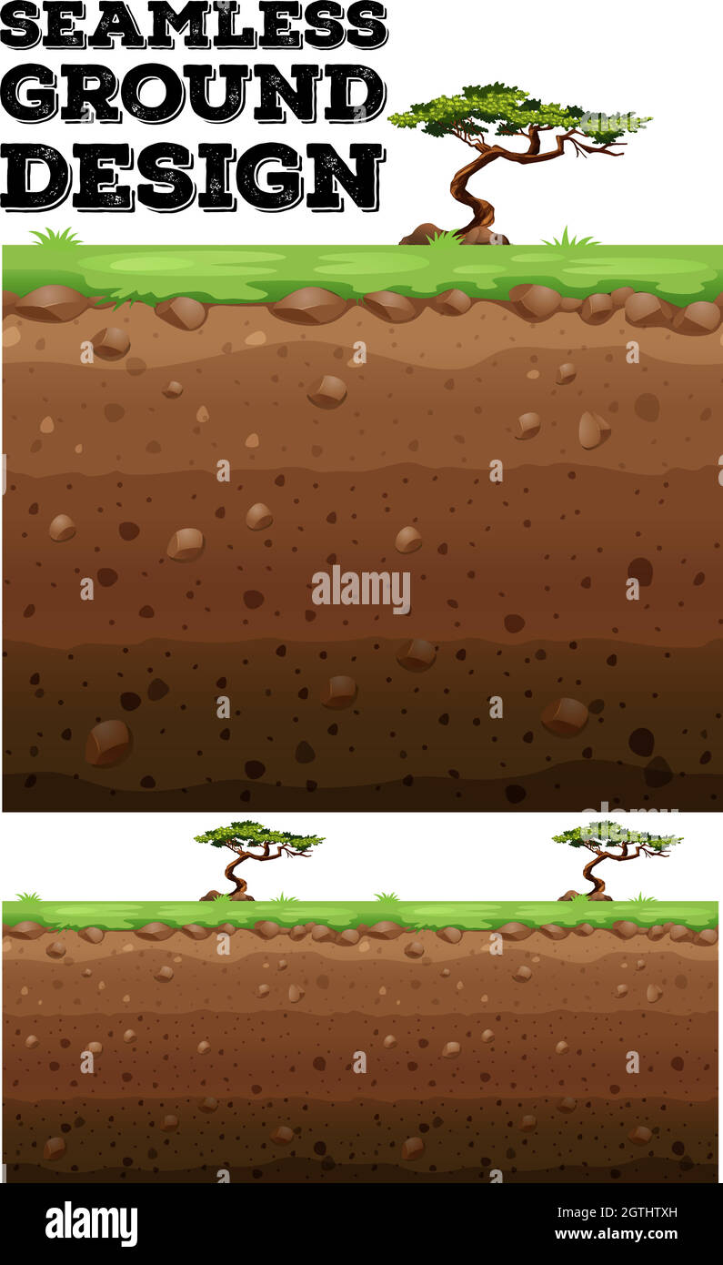 Seamless park and underground scene Stock Vector Image & Art - Alamy