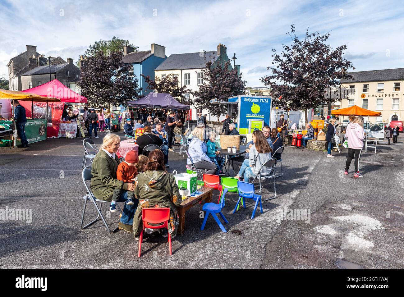 Bandon, West Cork, Ireland. 2nd Oct, 2021. The sun shone in Bandon ...