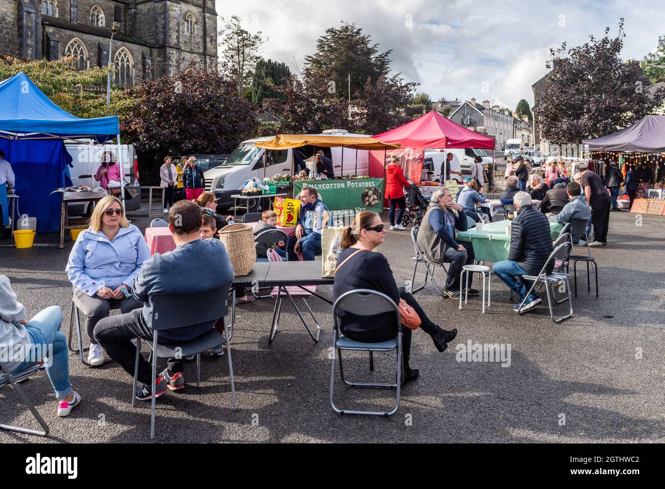 Bandon, West Cork, Ireland. 2nd Oct, 2021. The sun shone in Bandon ...