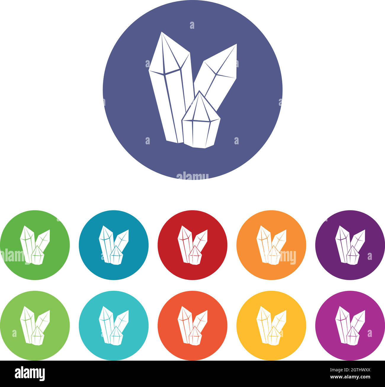 Diamonds set icons Stock Vector Image & Art - Alamy