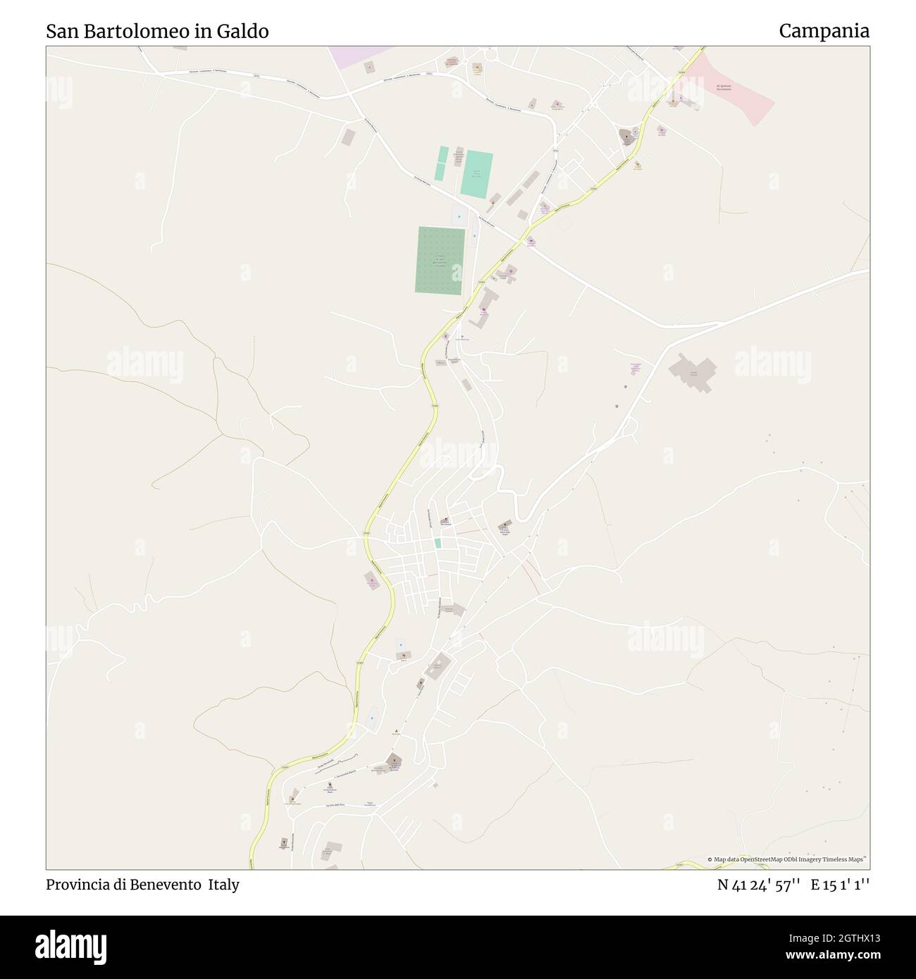 San Bartolomeo in Galdo, Provincia di Benevento, Italy, Campania, N 41 ...