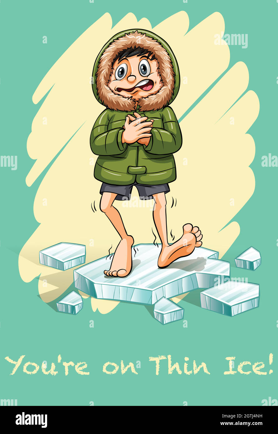 You're on thin ice idiom Stock Vector Image & Art - Alamy You're on thin ice idiom Stock Vector Image & Art - Alamy