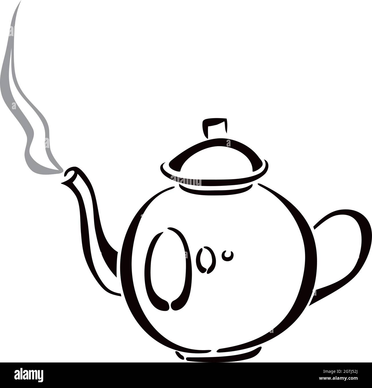 Kettle drawing Stock Vector Images - Alamy