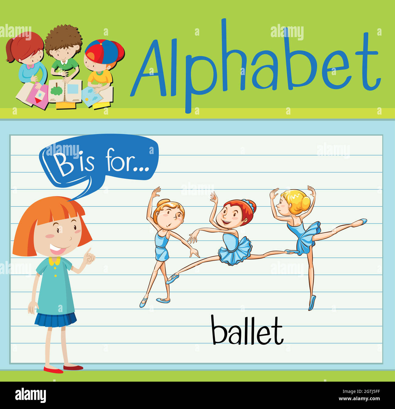 English ballet dancer Stock Vector Images - Alamy