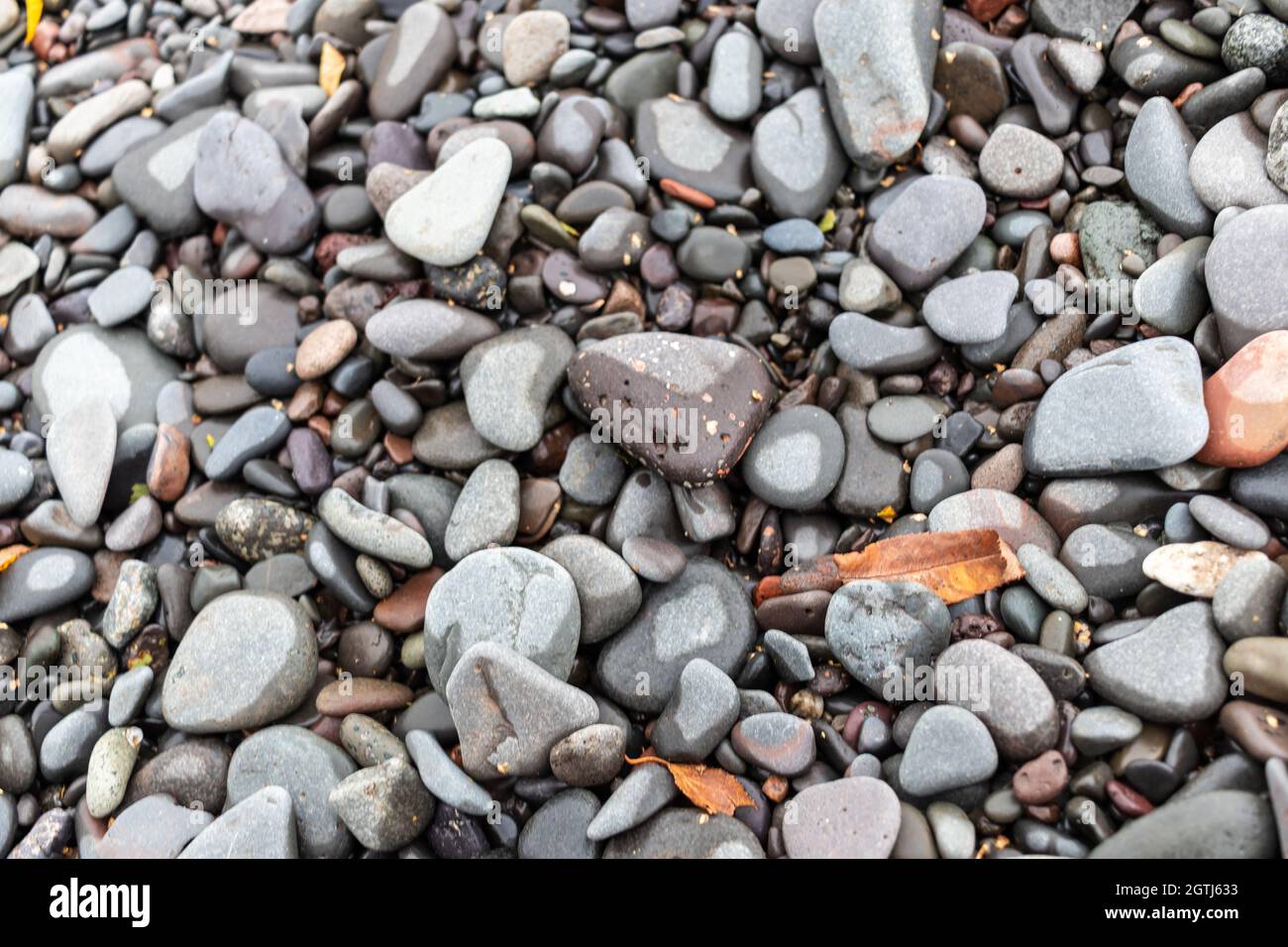 Lake Superior shore line near Hollow Rock.with the many shapes of the ...