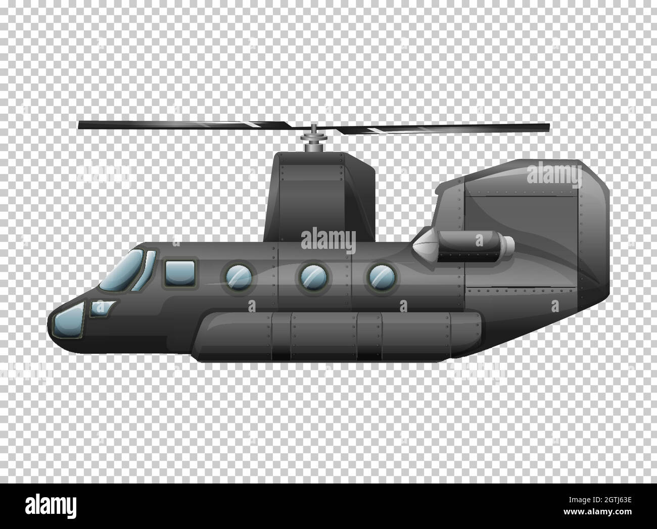Helicopter on transparent background Stock Vector Image & Art - Alamy