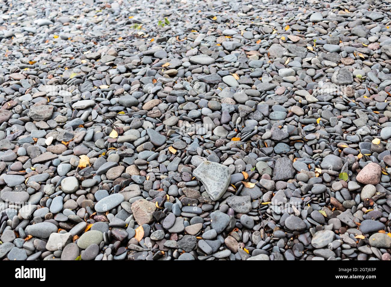 Lake Superior shore line near Hollow Rock.with the many shapes of the ...