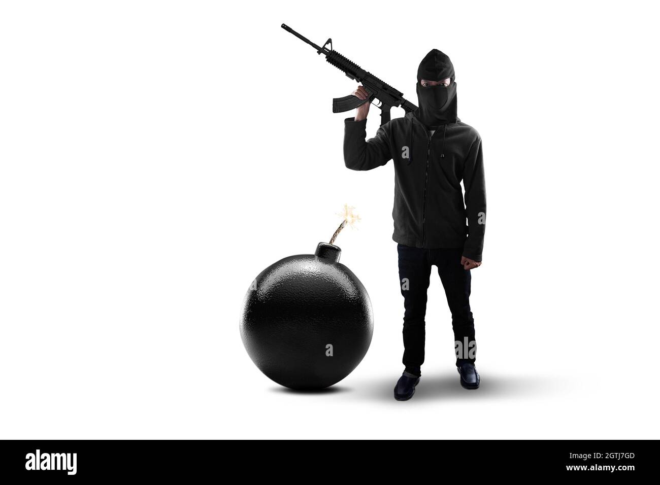 Dynamite gun hi-res stock photography and images - Alamy