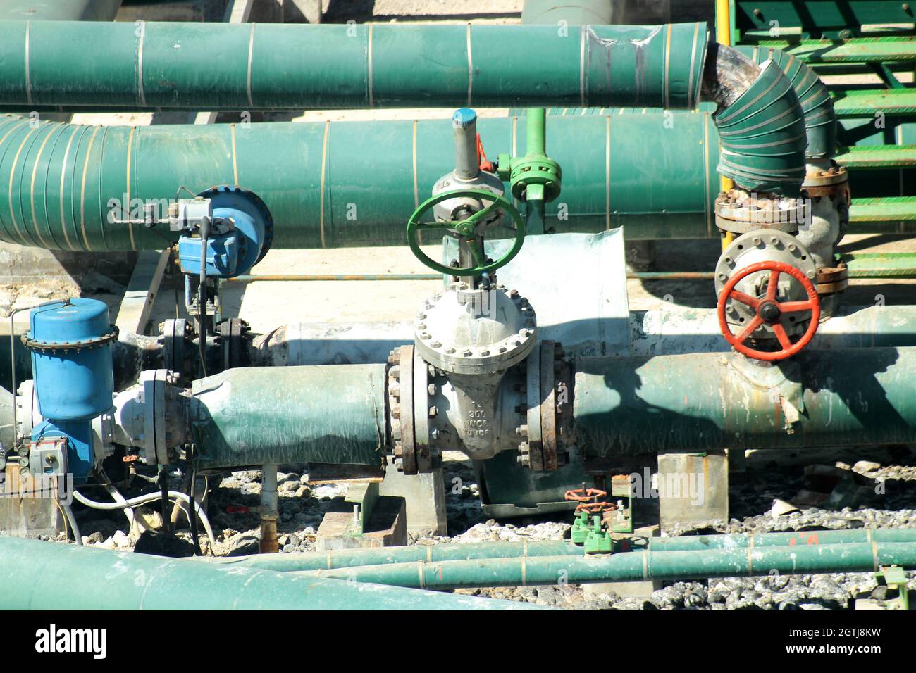 Geothermal Energy Plant in Near Dieng, Central Java, Indonesia Stock ...