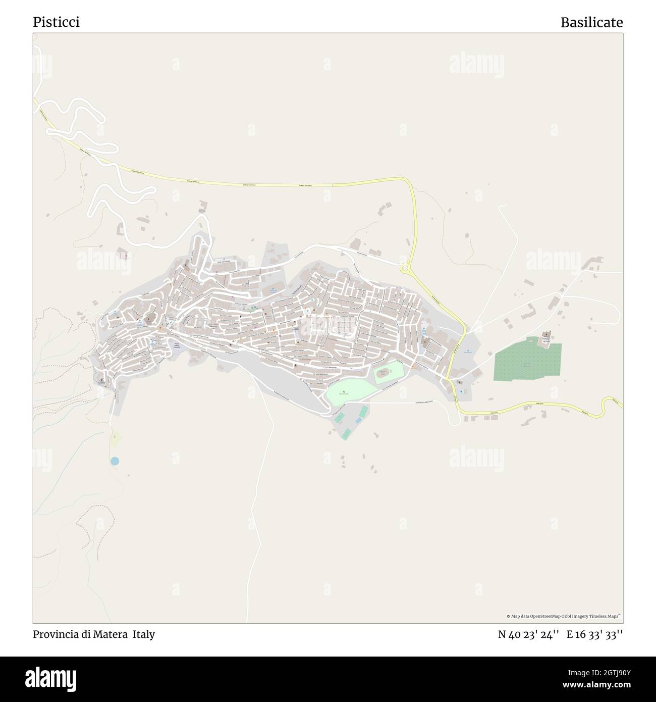 Map of matera hi-res stock photography and images - Alamy