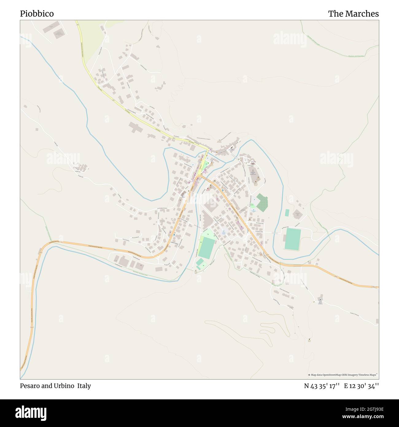 Pesaro urbino map hi-res stock photography and images - Alamy