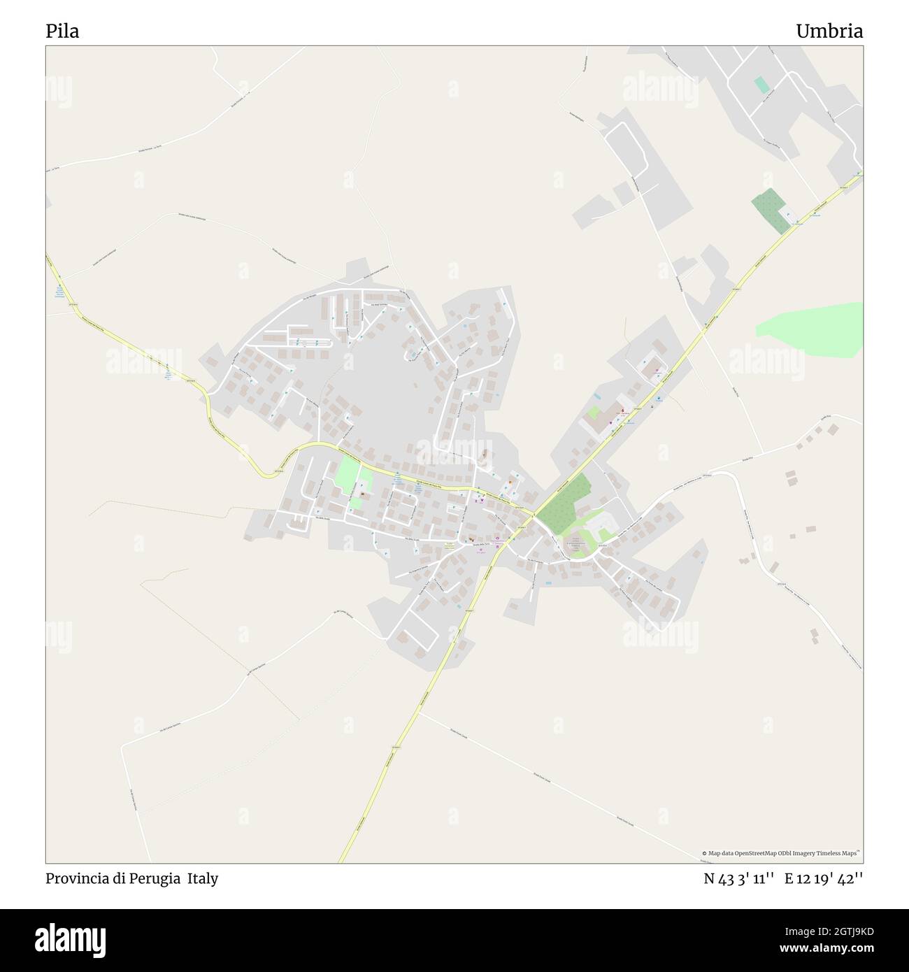 Map of perugia hi-res stock photography and images - Alamy