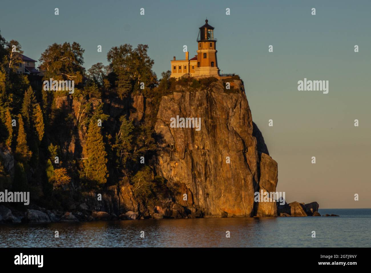 Sunrise at Split Rock Lighthouse, in Two Harbor MN Stock Photo - Alamy