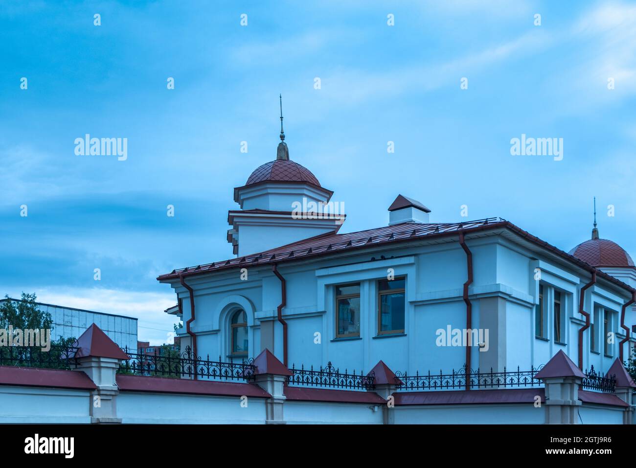 The building is on the territory of St. Simeon's Cathedral. The photo ...