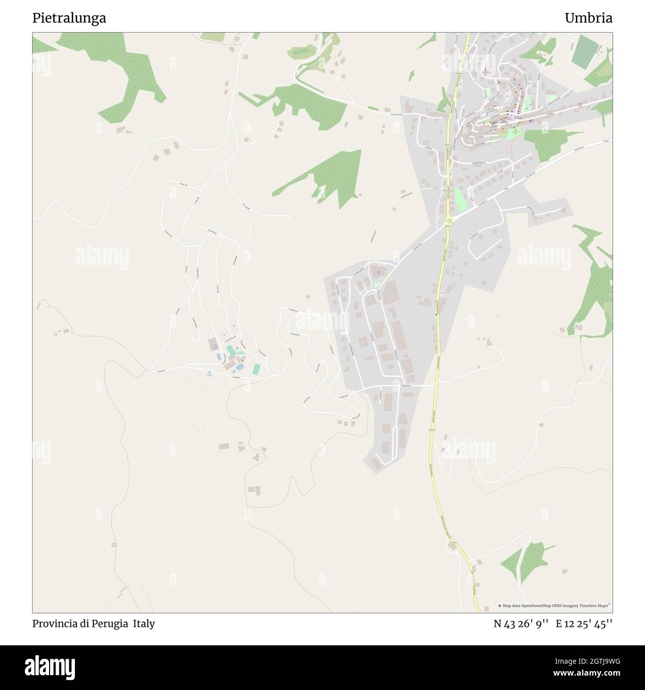 Pietralunga, Provincia di Perugia, Italy, Umbria, N 43 26' 9'', E 12 25 ...
