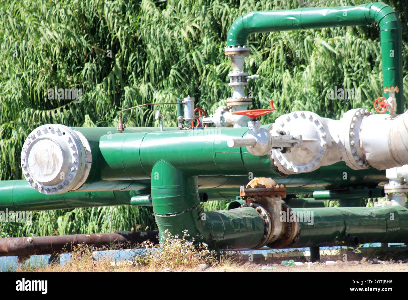 Geothermal Energy Plant in Near Dieng, Central Java, Indonesia Stock ...