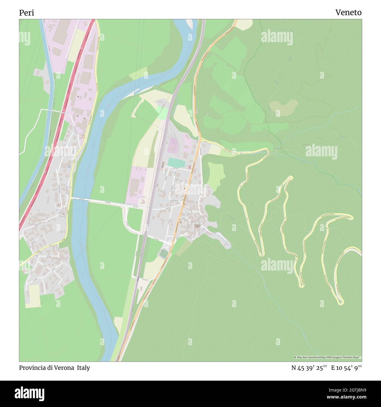 Peri, Provincia di Verona, Italy, Veneto, N 45 39' 25'', E 10 54' 9 ...