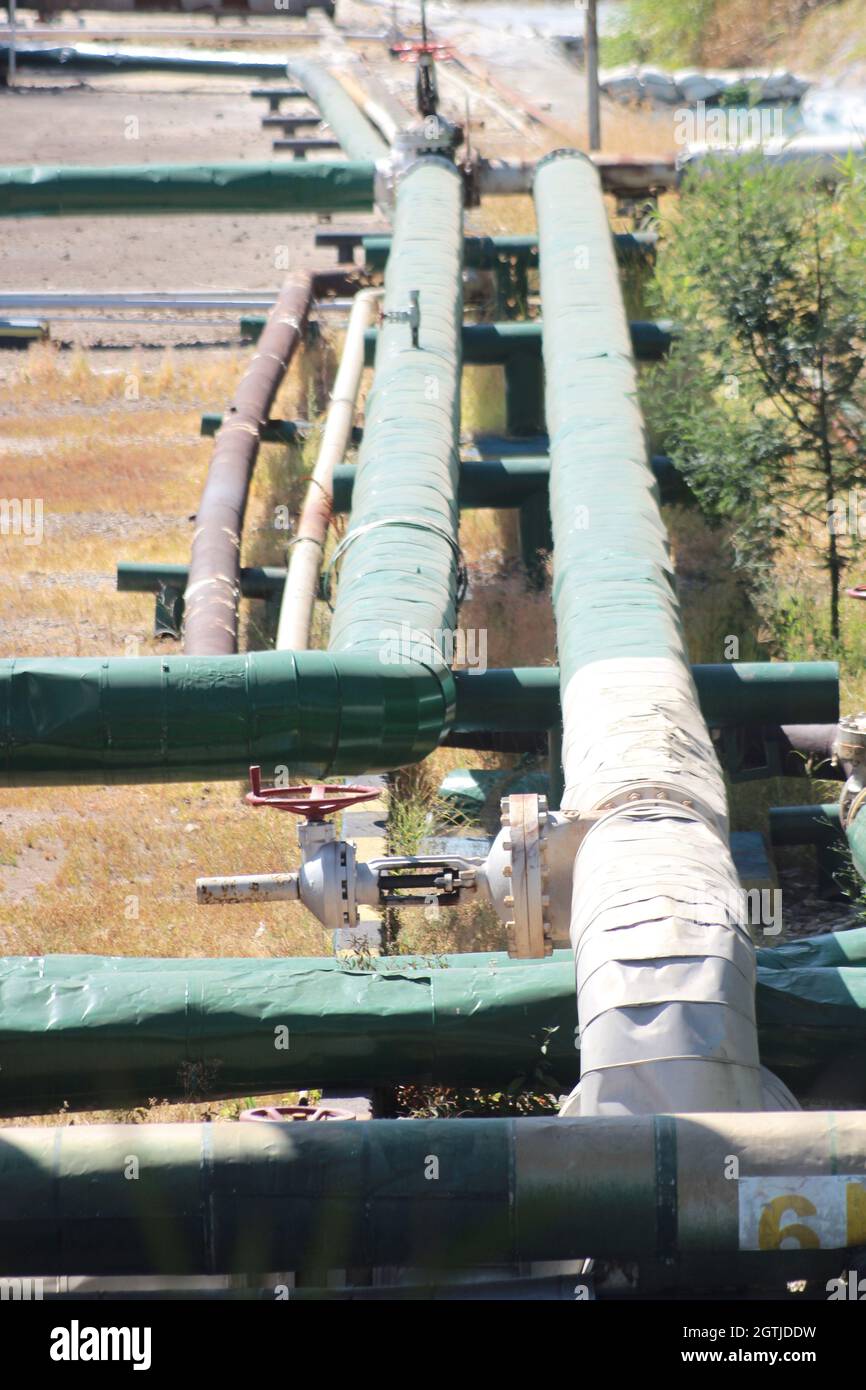 Geothermal Energy Plant in Near Dieng, Central Java, Indonesia Stock ...