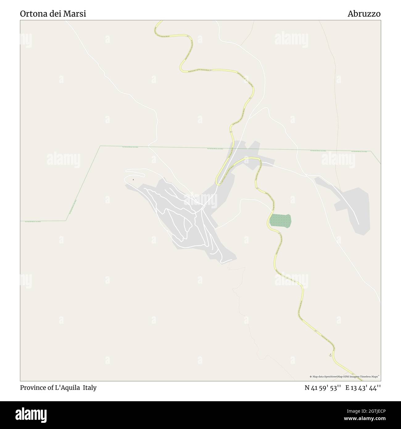 Ortona dei Marsi, Province of L'Aquila, Italy, Abruzzo, N 41 59' 53 ...