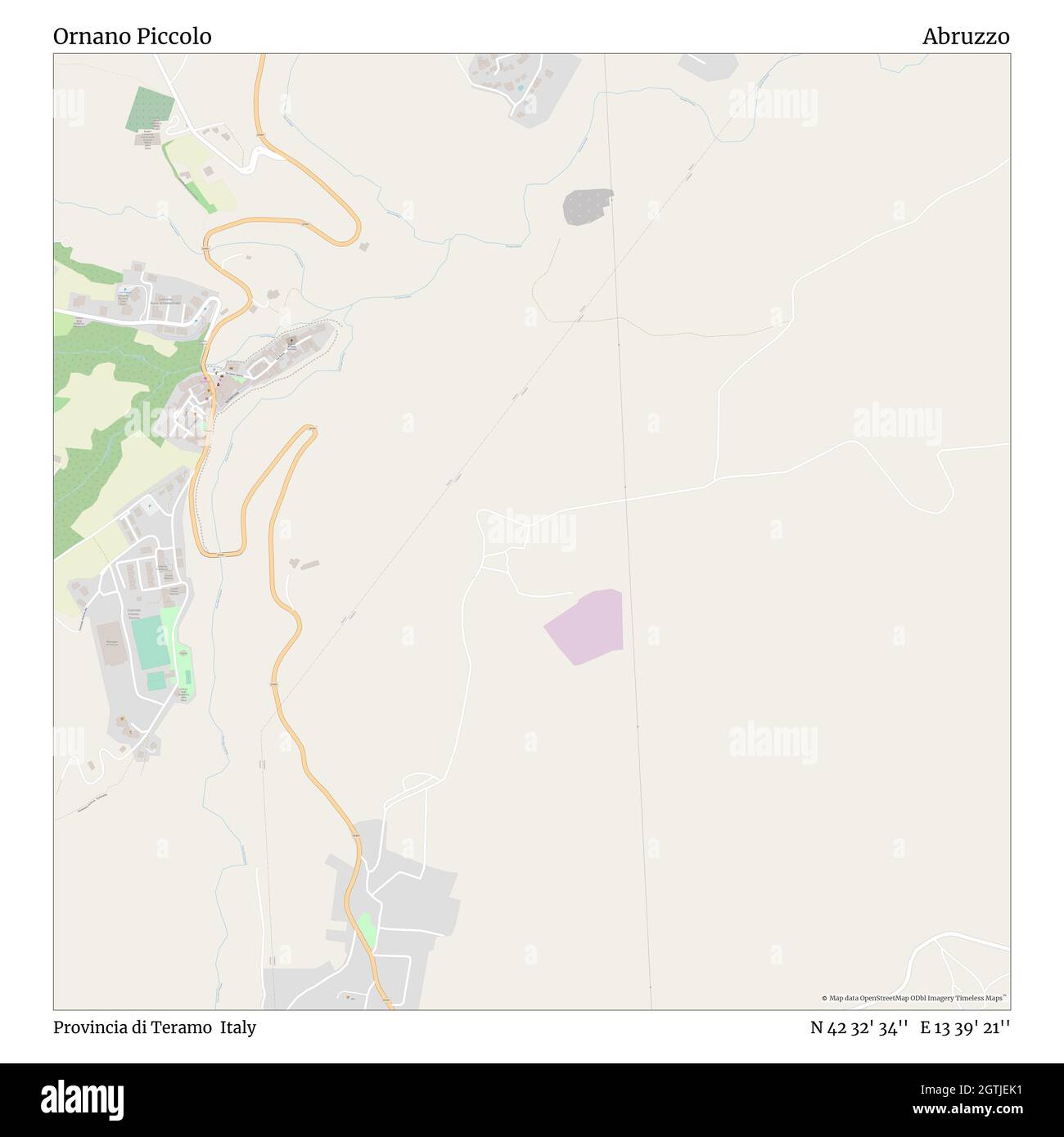 Ornano Piccolo, Provincia di Teramo, Italy, Abruzzo, N 42 32' 34'', E ...