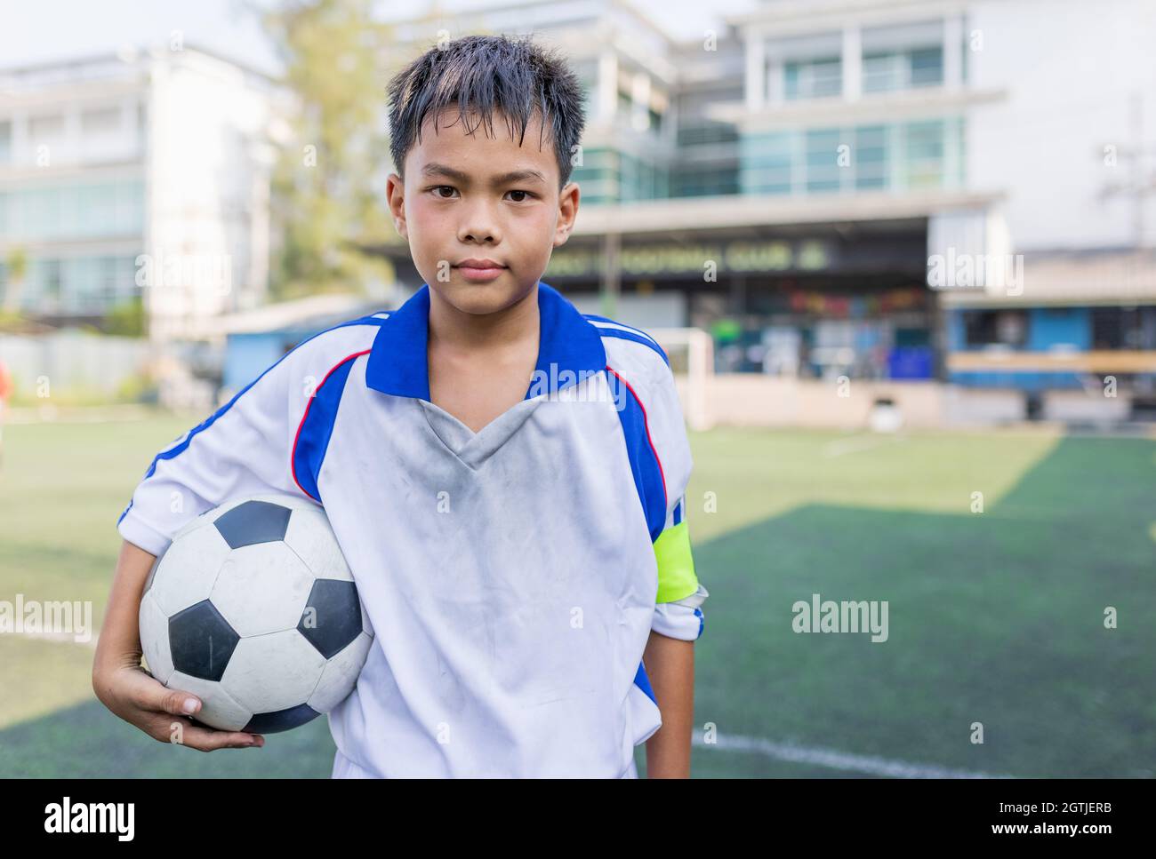 Cute Teens Boys Playing Soccer
