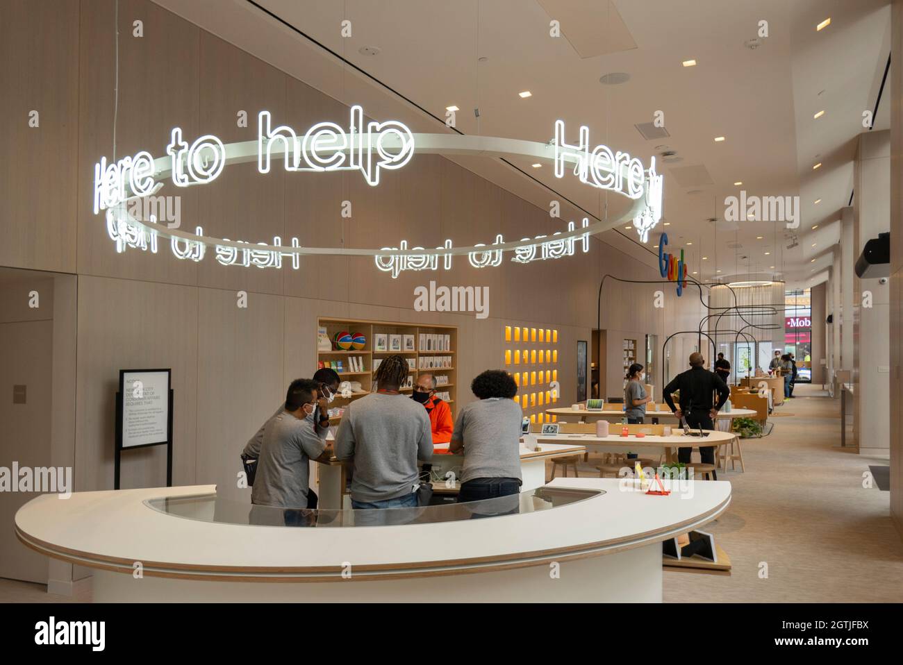 Google store in Chelsea Manhattan NYC Stock Photo - Alamy
