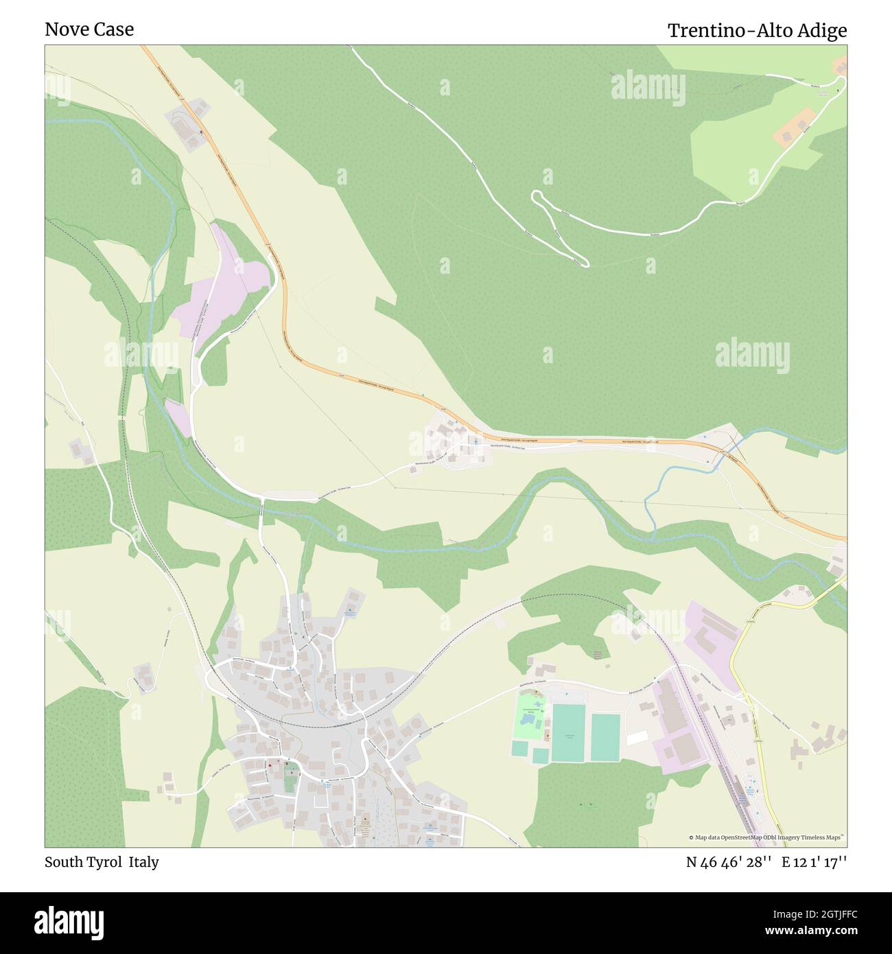 Nove Case, South Tyrol, Italy, Trentino-Alto Adige, N 46 46' 28'', E 12 ...