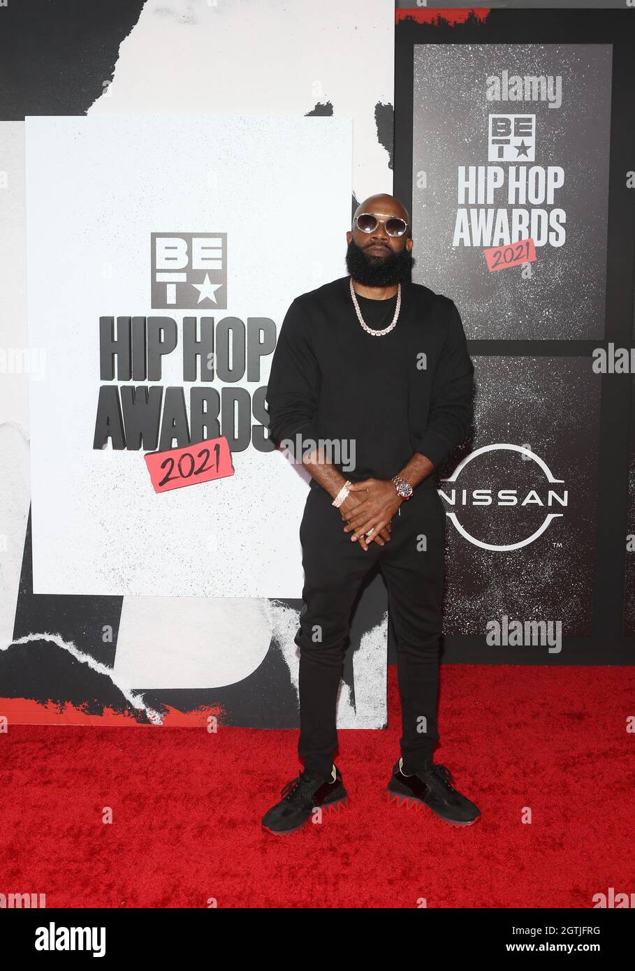 Troy Smack Mitchell attends the 2021 BET Hip Hop Awards arrivals at the ...