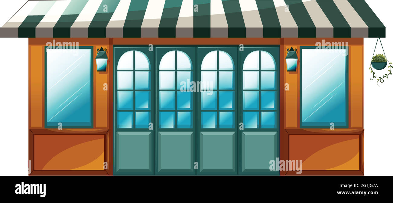 Circular window in a wall Stock Vector Images - Alamy
