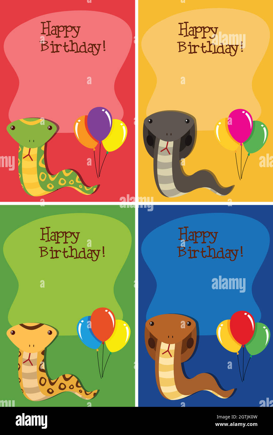 Image snakes Stock Vector Images - Alamy