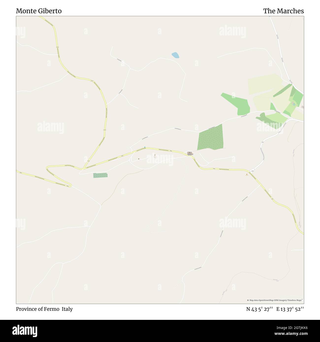 Monte Giberto, Province of Fermo, Italy, The Marches, N 43 5' 27'', E ...