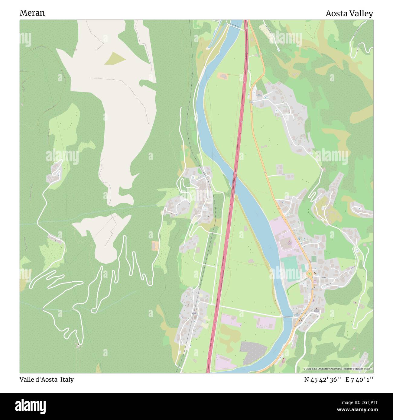 Meran, Valle d'Aosta, Italy, Aosta Valley, N 45 42' 36'', E 7 40' 1 ...