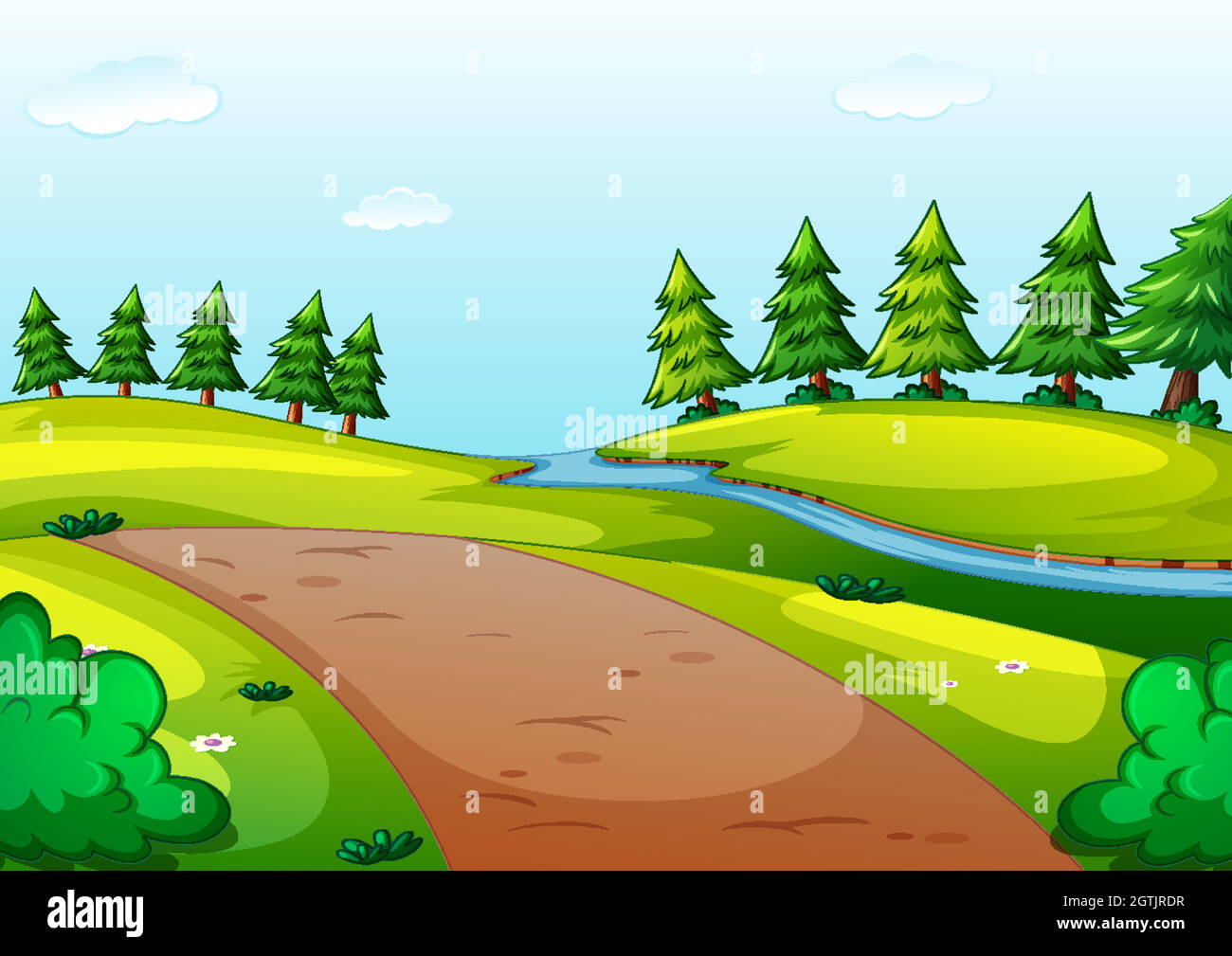 Mound park Stock Vector Images - Alamy