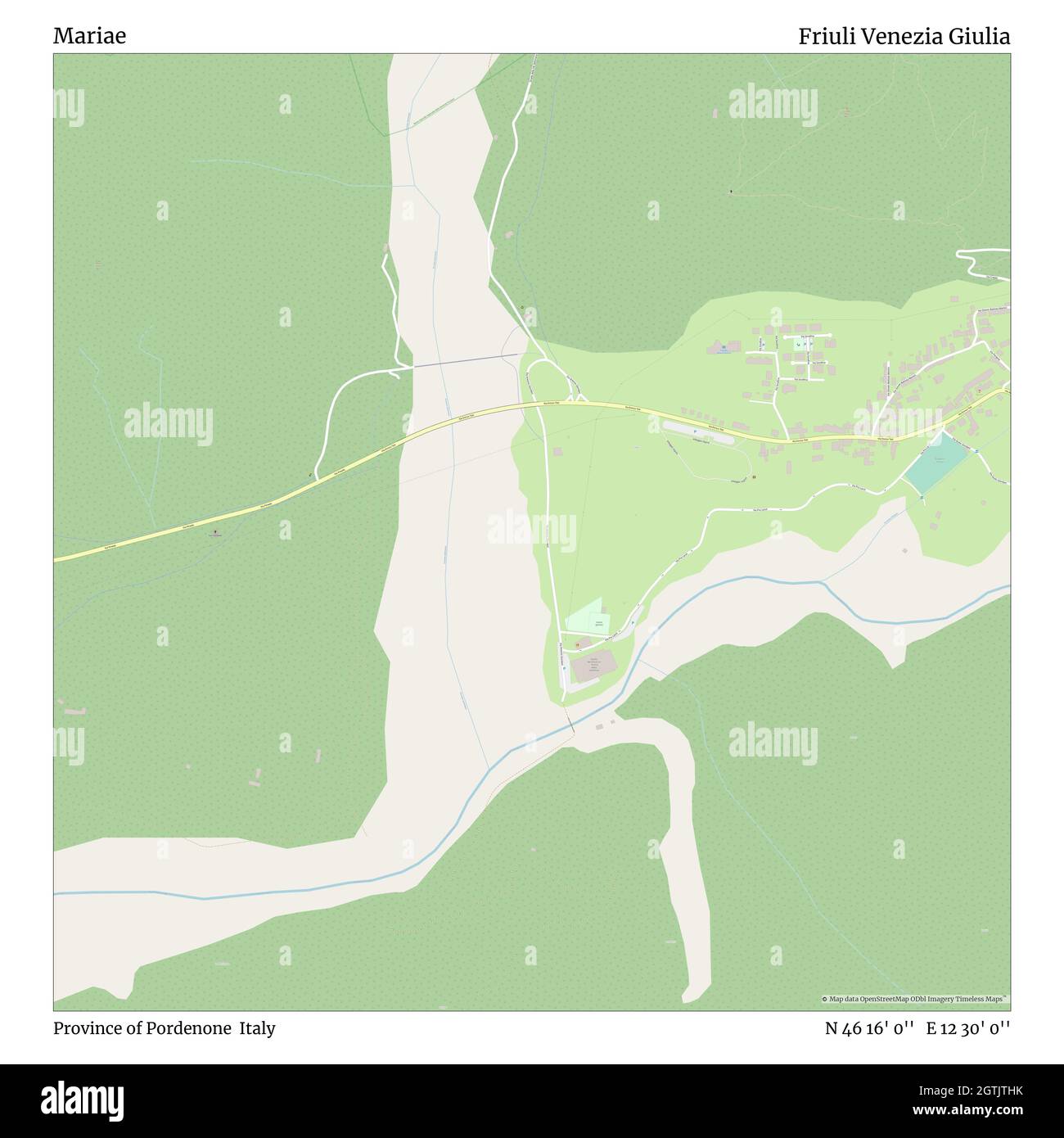 Pordenone province map hi-res stock photography and images - Alamy