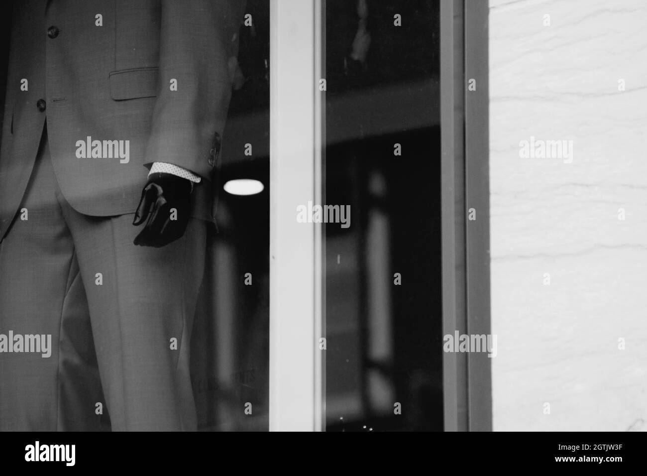Suit display Black and White Stock Photos & Images - Alamy