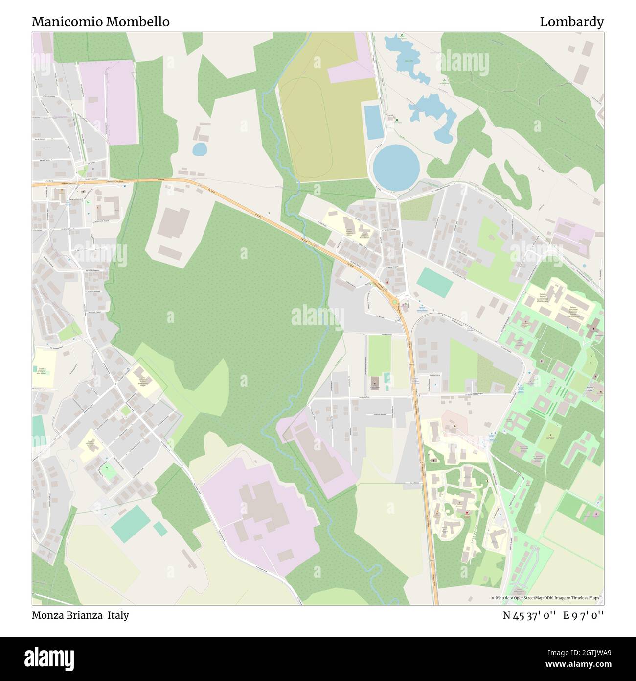 Manicomio Mombello, Monza Brianza, Italy, Lombardy, N 45 37' 0'', E 9 7 ...